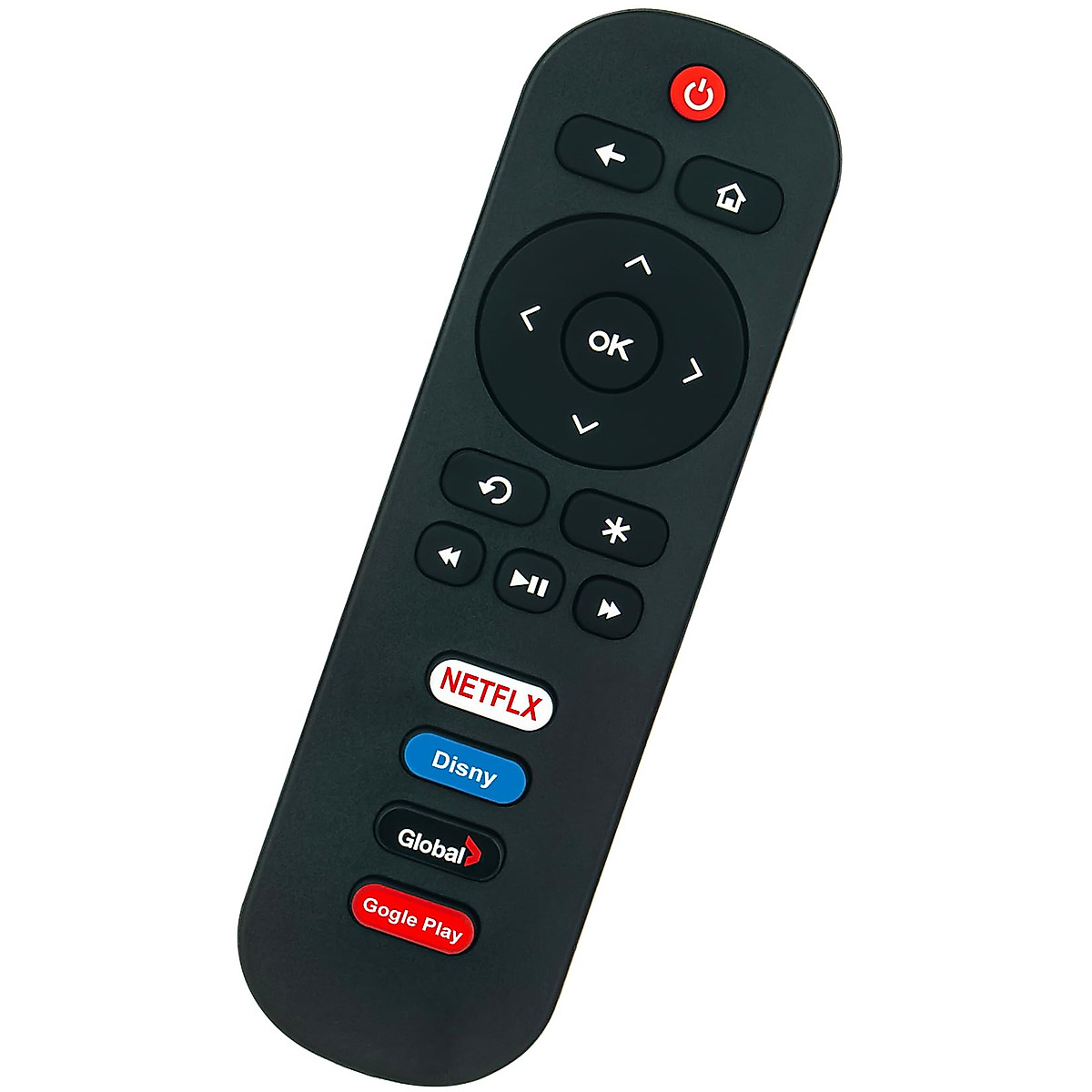 Replacement Remote fit for TCL Roku TV 55R615 75S535 32S325 75R615 75S423 49S425 65R615 32S327 75S533 65S533 65S423 65S421 55S535 65S535 43S425 55S421 55S423 40S321 40S325 65S531 75S531 55S425 43S421