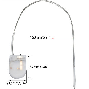 LRONG 6PCS Battery Holder Coin Cell Holder, Button Battery Holder, Battery Holder with Switch, Button Coin Cell Battery Holder with Leads On Off Switch