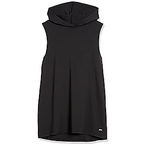 Amazon Essentials Men's Tech Stretch Sleeveless Hoodie, Black, Small