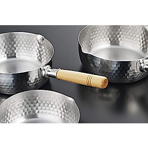 Yoshikawa YH6758 Stainless Steel Snow Flat Pot Replacement Handle (Small), for 6.3 inches (16 cm) / 7.1 inches (18 cm)