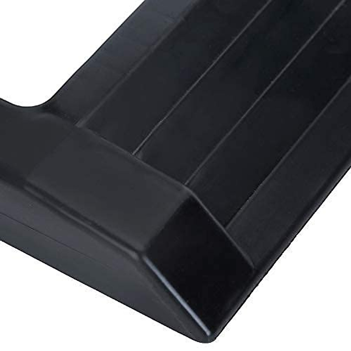 Homeon Wheels Pallet Jack Stopper Truck Chock Heavy Duty Pallet Jack Chock 14.2" Length x 11.6" Width x 2" Height (1 Piece-Black) and One T Level