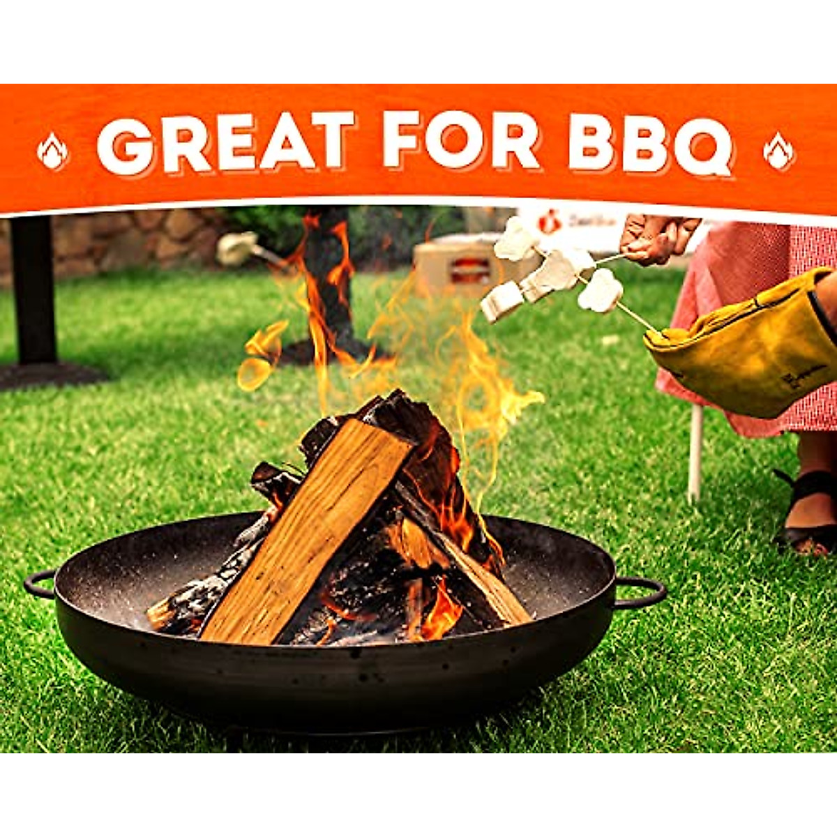 Zorestar Apple Cherry (Fruit Mix) for and Grilling - 13-15lb and BBQ Cooking firewood logs 15 lb - Apple (Fruit Mix) fire Wood and Chips - Box of fire logs for Camp, Grilling, Fireplace, Smoking