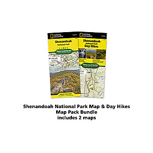 Shenandoah Day Hikes and National Park Map [Map Pack Bundle] (National Geographic Trails Illustrated Map)