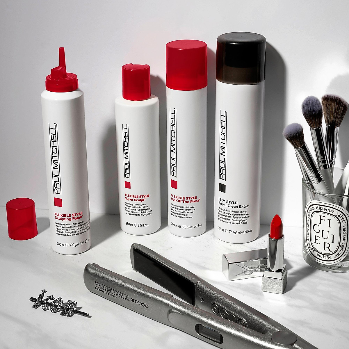 Paul Mitchell Sculpting Foam, Conditions + Controls Frizz, For All Hair Types, 6.7 oz.