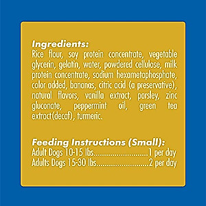 Twistix 5.5-Ounce Yogurt And Banana Dental Chew Treats For Dogs, Small
