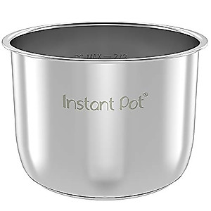 Instant Pot Stainless Steel Inner Cooking Pot 8-Qt, Polished Surface, Rice Cooker, Stainless Steel Cooking Pot