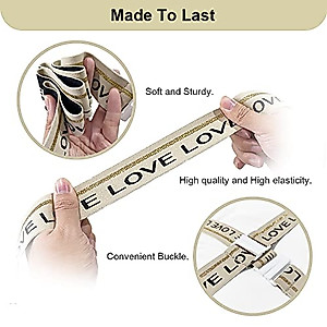 Upgraded Closet Organizer for Bed Sheets, Clothes Storage and Organization System for Linen Closet, Blanket Storage Band with Label, Wardrobe Space Saver for Bedding, Comforters, Sweater, Towel