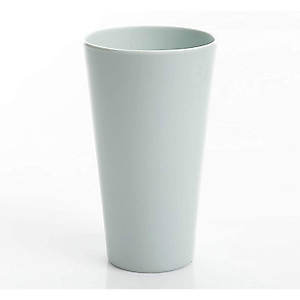 Gibson Home Soho Grayson Square Melamine Everyday 16 Piece Reactive Glaze Dinnerware Set Plates, Bowls, and Cups, Dishwasher Safe, Mint Green (2 Pack)