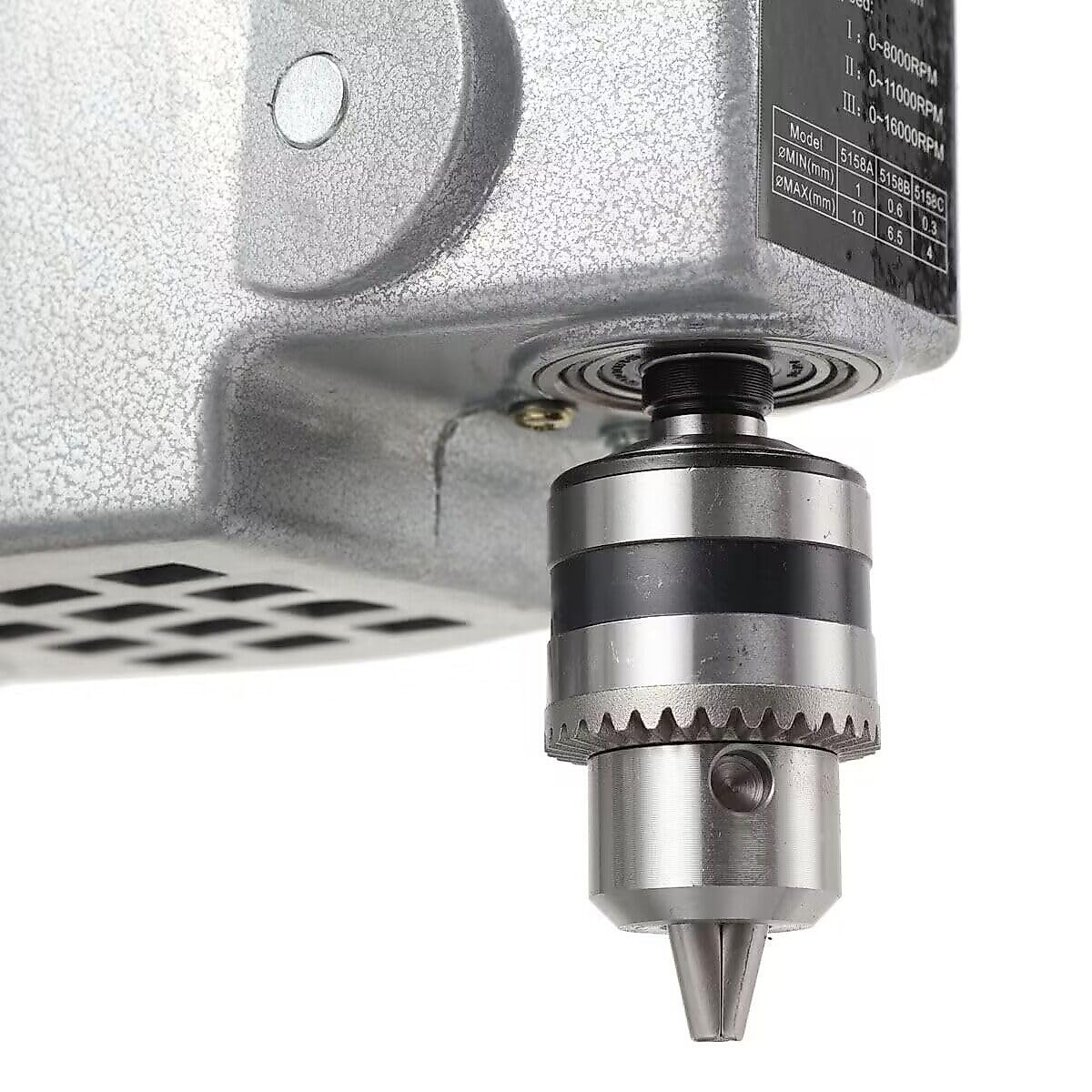 EWANYO 3-Speed Benchtop Drill Press, Electric Bench Wood Drilling Machine for DIY Creation, Small and Precise Work Like Jewelry Making Woodworking Metal Drilling Machine 110V