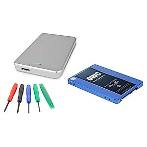 OWC 1.0TB SSD Drive Upgrade Kit: 1.0TB Mercury Extreme Pro 2.5" 6G SSD 7mm, Express 2.5" USB 3.0 Drive Enclosure, and 5 Piece Toolkit