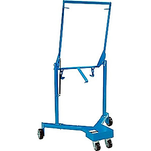 GLOBAL INDUSTRIAL Portable Drum Lifter & Palletizer, Steel, Blue, 800 Lb. Capacity