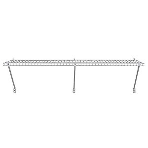 ClosetMaid 1074 Heavy-Duty Wire Shelf Kit, 4-Feet X 16-Inch, White