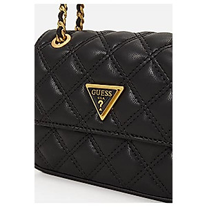 GUESS Giully Mini Convertible Crossbody Flap, Black