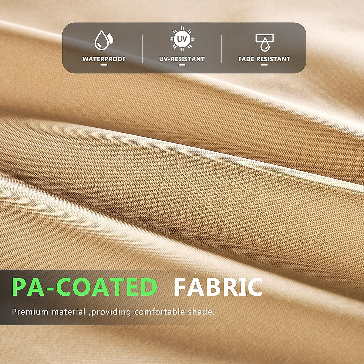 Aoxun 10'x12' Outdoor Pergola, Retractable Pergola with Adjustable Roof, Aluminum Pergola with Sun Shade Canopy, Modern Metal Patio Pergola with Brown Shade Cover for Garden, Backyard and Deck