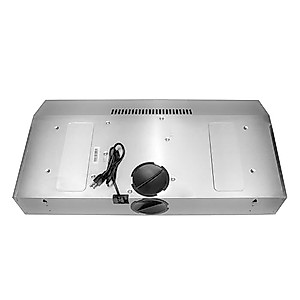 COSMO COS-5MU36 36 in. Delta Collection Ducted Under Cabinet Range Hood, Button Controls, Reusable Filters, LED Lights, Stainless Steel