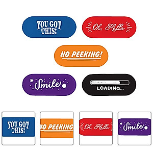 SOLUSTRE 5Pcs Camera Cover Webcam Covers Webcam Privacy Camera for Computer Phone Camera Computers laptops Camera Safety Covers Protective Covers Anti-Peeping Covers Cell Phone slideshow