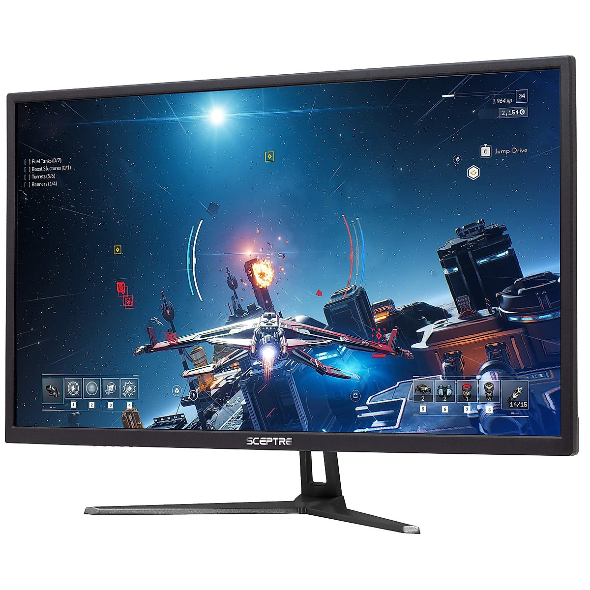 Sceptre New 32" QHD 1440p 2560x1440 LED Monitor HDMI DisplayPort up to 85Hz Build-in Speakers Blue Light Shift, Machine Black 2020