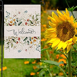 FIBEROMANCE Spring Summer Garden Flag…