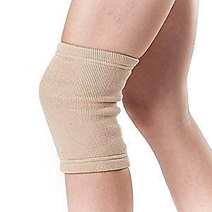 Felicity Daiwa Magnetic Knee Supporter Comfort and Firm Support for Weak Knees Arthritis Joint Pain Injury Recovery (Beige- LARGE)