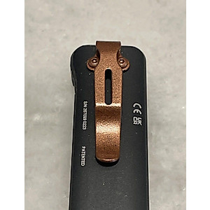 Copper Steel Pocket Clip For Streamlight Wedge 88810 88811 XT 88812 Flashlight