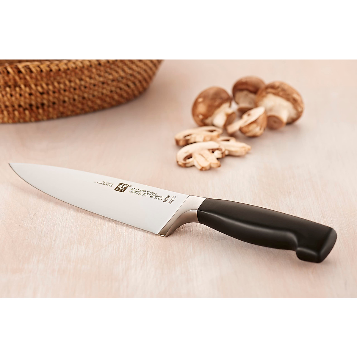 Zwilling J.A. Henckels ZWILLING Chef's Knife, 8 Inch, Black