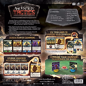 Ascension Tactics Miniatures Deckbuilding Game for Ages 10 and Up; 1-4 Players