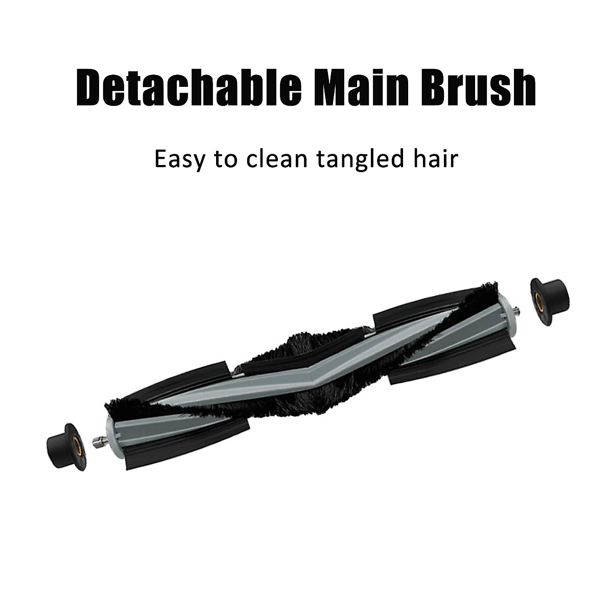 Odashen 13pcs Replacement Accessories Set for Ecovacs Deebot X2 / X2 Omni / X2 Pro / DEX86 Vacuum Cleaner Spare Parts, 1 Main Brush, 4 Side Brush, 4 Hepa Filters, 2 Dust Bags, 2 Mop Cloths