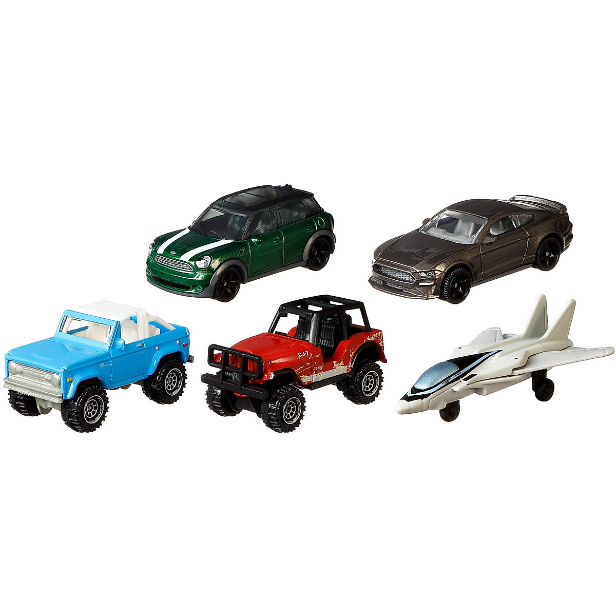 Matchbox Top Gun: Maverick 5-Pack of Vehicles & Planes for Kids 3 Years Old & Up, Authentic Design for Collectors