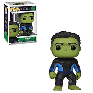 POP Marvel: [She Hulk] Attorney at Law - Smart Hulk Funko Vinyl Figure (Bundled with Compatible Box Protector Case), Multicolor, 3.75 inches