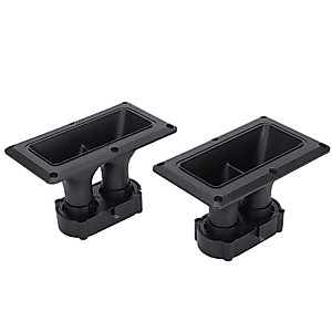 Estink 3-20KHz Wide Dispersion Horn Tweeter, Dual Drive Ceramic High Sensitivity Piezoelectric Speaker, Piezoelectric Speaker Buzzer Treble for Home Subwoofer Stage Loudspeaker DJ Speaker