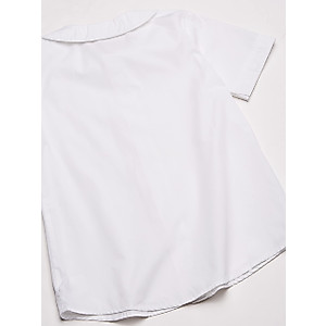 CLASSROOM Little Girls' Toddler Peter Pan Blouse, White, 4T