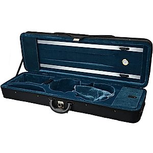 MOSLOM Nylon Black Square 4/4 Acoustic Square Violin Case & bags
