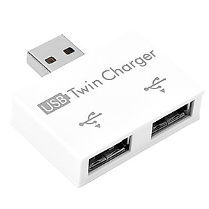 USB2.0 Hub Adapter, DC 5V USB2.0 Male to 2-Port USB Dual Splitter Converter Kit