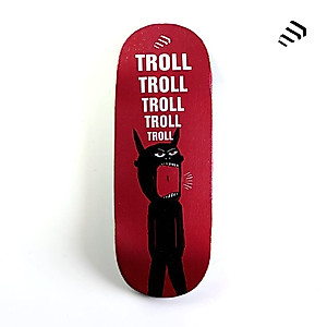 NOAHWOOD Wooden PRO 9.5S Fingerboard Complete (Noah Team 9.5S Short Nose Short Tail) Hand Mould Made(+34mm Prince Silvery Trucks)(+NW Handmade PRO Logo Wheels ii)(PSA/Troll)