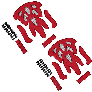 SUNGOOYUE VGEBY Helmet Lining, 2 Set Universal Helmet Pads Replacement Sponge Padding Kit for Bicycle Electric Car