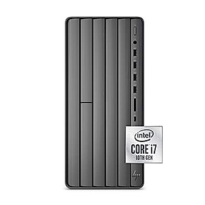 HP Envy Desktop Computer, NVIDIA GeForce RTX 2060, Intel Core i7-10700, 16 GB RAM, 1 TB SSD Storage, Windows 11 (TE01-1050, 2020 Model)
