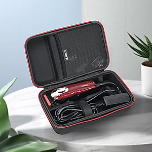 RLSOCO Hard Case for Wahl Professional 5 Star Cordless/Corded Magic Clip Hair Clipper Model 8148/8451/8504/8545/8509 & Wahl Clipper Elite Pro Corded Haircut 79602 / Deluxe Chrome Pro 79524 (Case Only)