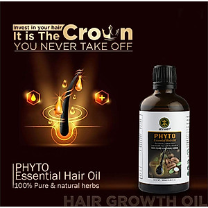 DEVDOOT Phyto Essential Hair Oil for get healthy & smooth hair with the blend of 100% pure & natural herbs - 100ml