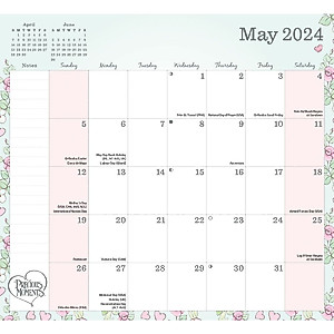 Calendar Ink, Precious Moments 2 Year 2024 Pocket Planner