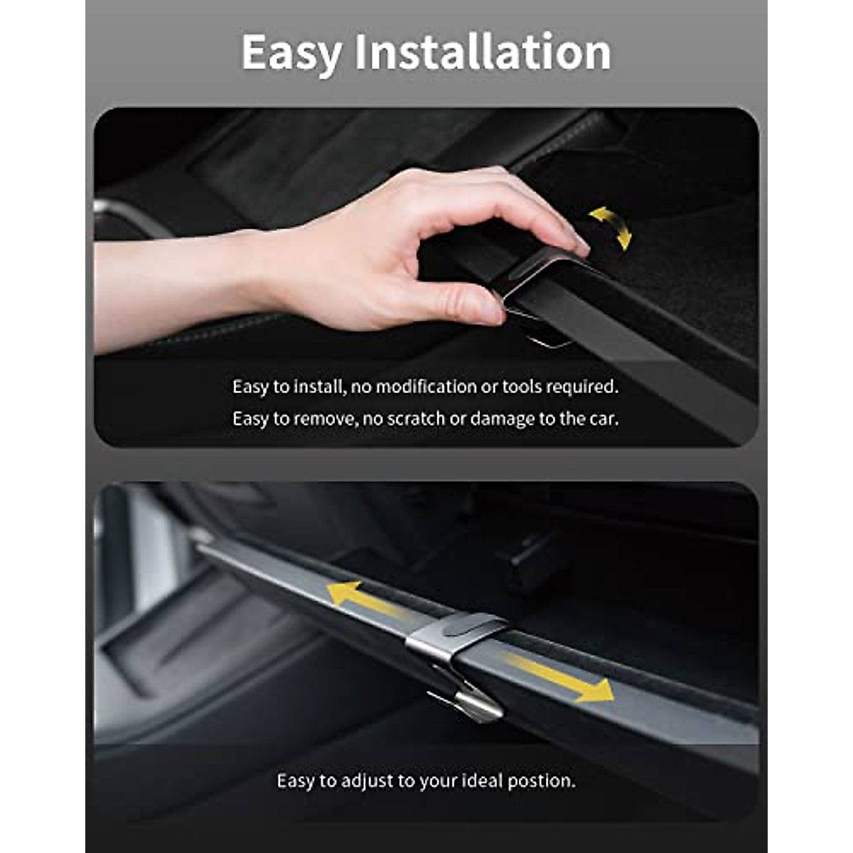 JOWUA Glovebox Hook Compatible with Tesla Model 3 Model Y Glovebox (2 Packs), 3 cm