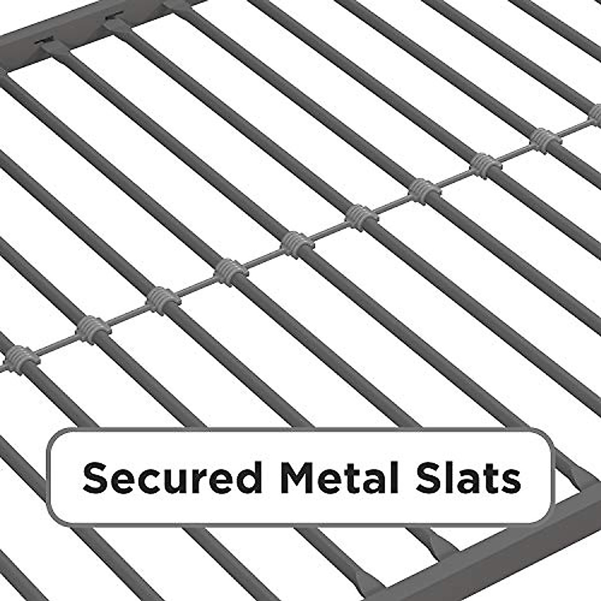 DHP Junior Loft Bed Frame with Ladder, Twin, Silver