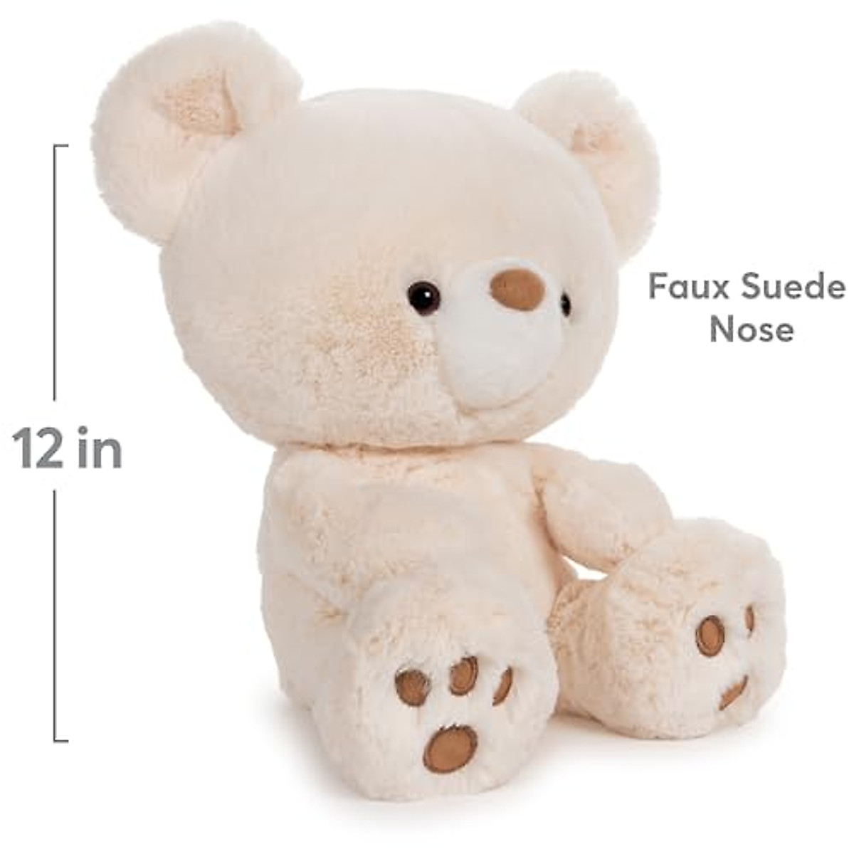 GUND Kai Teddy Bear, Premium Plush Toy Stuffed Animal for Ages 1 & Up, Vanilla/Cream, 12"