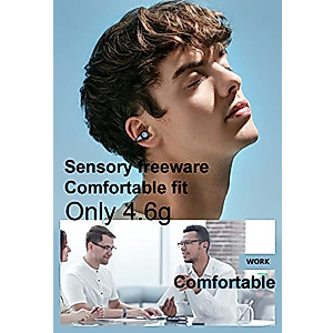 Ear-Clip Bone Conduction Headphones Bluetooth 5.3, Painless Wireless Open Ear Clip on Headphone,Waterproof Mini Sport Running Earring Earphone, Noise Cancelling/HiFi Quality/Long Battery Life