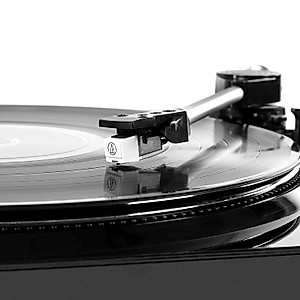 Victrola Pro USB Record Player with 2-Speed Turntable and Dust Cover, Black (VPRO-3100-BLK)