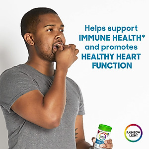 Rainbow Light Mens One Multivitamin, Men's Daily Multivitamin Provides High-Potency Immune Support, With Vitamin C, Vitamin D and Zinc, Vegetarian, 60 Count