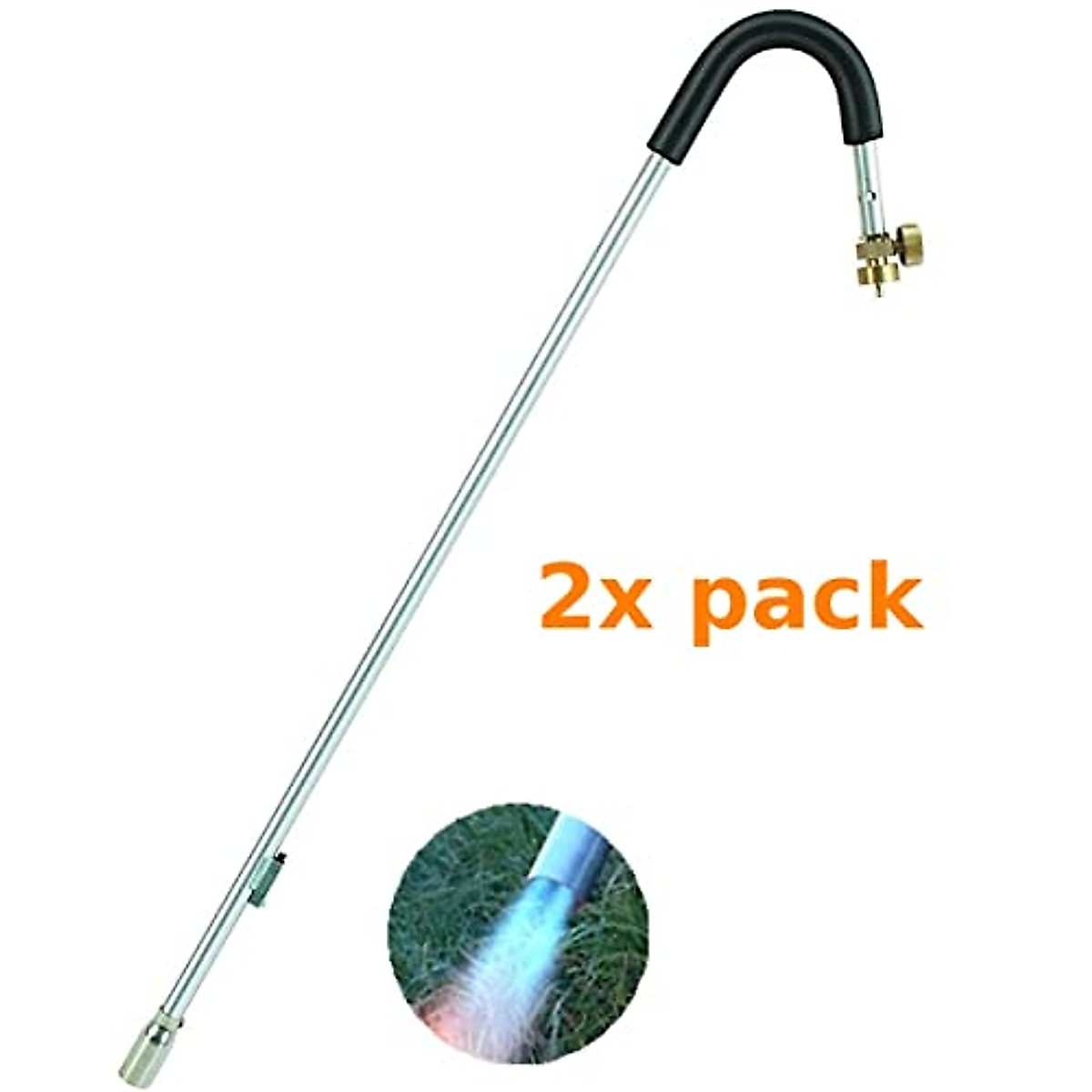 PAVEMADE Propane Torch Weed Burner Self lighting, 25,000 BTU, 34 Inches Long, Outdoor Garden Weeds Killer, Ergonomic Handle, Trigger Start, Propane Fuel Tank Not Included