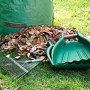 MEKKAPRO Leaf Scoops and Claws V2.0, 1-Pair (2 Pieces), Sturdy Ergonomic Grip, Large Hand Held Garden Rake Grabbers for Leaf Lawn Grass Removal