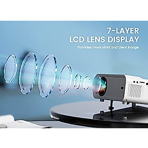 Portable Mini Projector with 5G WiFi and Bluetooth, ACROJOY 1080P Supported Movie Projector with Tripod & 240" Display, Outdoor Video Projector Compatible w/ TV Stick/HDMI/USB/PS5/iOS/Android