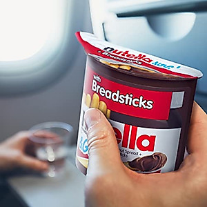 Nutella & GO! 4 Pack, Hazelnut And Cocoa Spread With Breadsticks, Snack Cups, 1.9 Oz Each