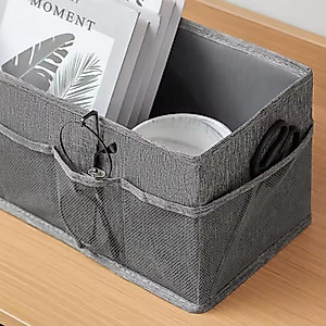 Frlanse 9PCS Drawer Organizer Clothes Underware Clothes Drawer Table Organizers Set Foldable Closet Organizers Storage Dividers For Sock, clothes, bra, scarves, jewelry